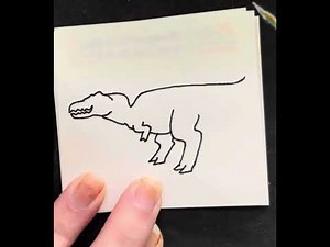 How to draw a simple Acrocanthosaurus EASY