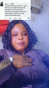 33K views · 321 reactions | This blue app is big enough to condone any content you have, so please madam focus on your own content and leave my comments box alone. #everyoneシ゚ #viralreels #fbreels @highlight | Mfonido Moses Edet | Facebook