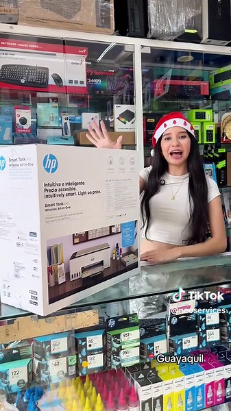 🎄📢 ¡Atención Guayaquil! Oferta navideña en Neo Services 🎁 Quédate hasta el final del video… ¡tenemos regalos sorpresa! 🎅✨ La HP 583 está en $180 😱🔥 Multifuncional 3 en 1, con Wi-Fi, impresión rápida y botellas de tinta económicas. Perfecta para imprimir más gastando menos 🖨️💰 🎁 Te llevas GRATIS: ✨ Una resma de papel ✨ Papel fotográfico 🎄 Corre por la tuya, solo por temporada navideña. #NeoServices #NavidadTech #HP583 #OfertasEcuador #GuayaquilCompras