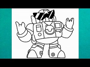 How to draw Surge from Brawl Stars