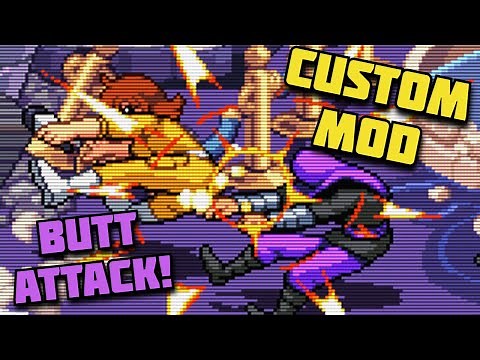 Custom Mods TMNT: Shredder's Revenge (April O'Neil - Butt Attack)