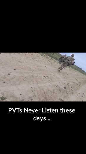 He literally said “DONT FALL” smh #fyp #military #veteran