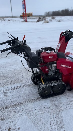 1.2K views · 328 reactions | Take a walk behind the Honda HSS928CTD. With a smooth hydrostatic transmission, trusted track drive, and legendary Honda durability, this machine throws snow up to 50 feet with low vibration and effortless steering. Built tough, built smart—built to be one of the best snowblowers on the planet. #honda#snowblower#snow#manitoba#winter | Westside Powersports | Facebook