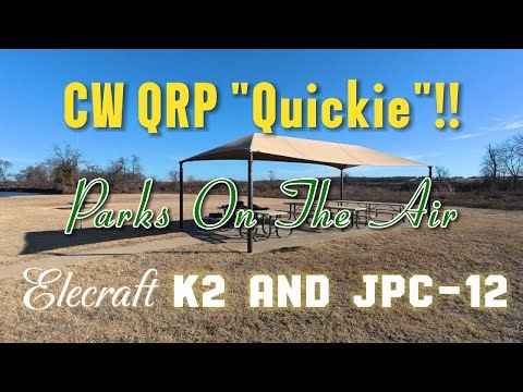 QRP CW Quickie with K2 | and JPC-12 vertical