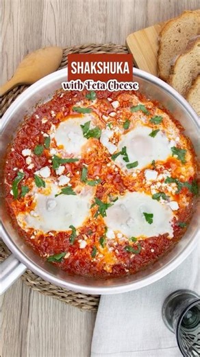 One-Pan Shakshuka with Feta That's Perfectly Easy