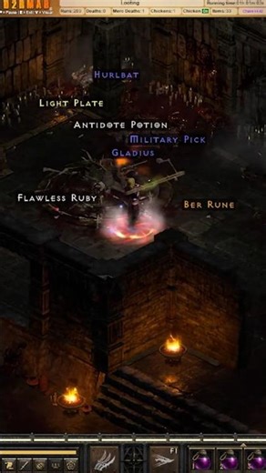 BER RUNE DROP in the New D2R DLC! 💎 #D2R #Shorts