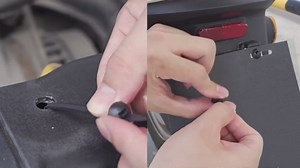 50pcs Universal Cable Tie Buckle for Car Bumper Fender Repair - Self-Locking Zip Tie Clips Automotive Fasteners PA6 Nylon - Quick Fix Loose Bumper Splash Shield Engine Cover - No Tools Needed