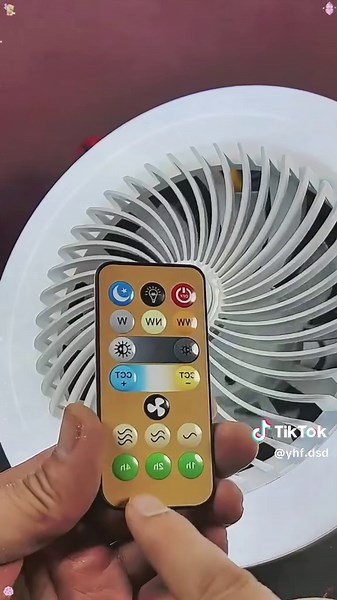 Adjustable Swivel Ceiling Fan with Integrated Light