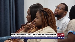 Introducing AI into healthcare delivery: Prof. Akoriyea urges regulations for AI-driven healthcare implementation. #JoyNews | JoyNews
