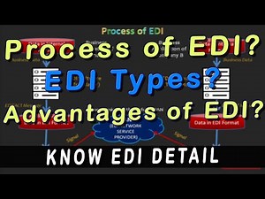 Process of EDI | Types of EDI | Advantages & Disadvantages of EDI | E-Commerce Series Part-07