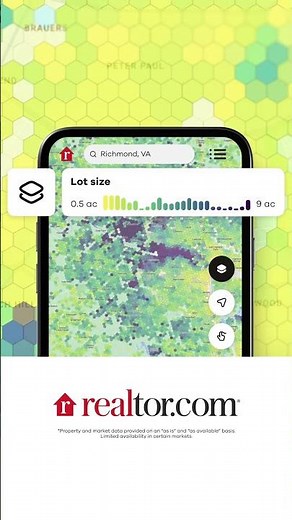 RealView maps: Lot Size