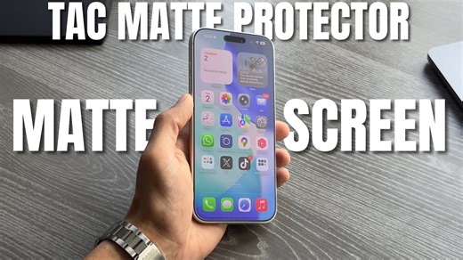 TAC Matte Screen Protector Review – Anti-Glare Done Right for iPhone 17 Series