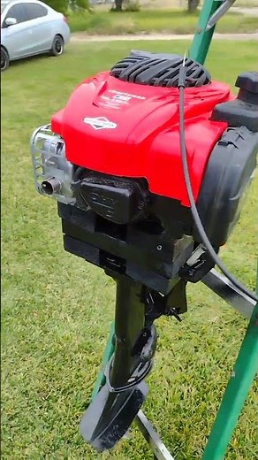 lawnmower engine boat motor part 2 #diyboatmotor #shorts #homemadeoutboard