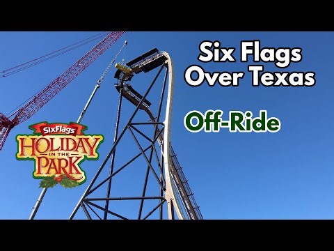 Six Flags Over Texas | Off-Ride, Holiday in the Park 2025