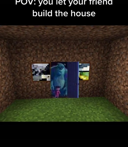 Hilarious Minecraft Gamer Moments: When Your Friend Builds the House
