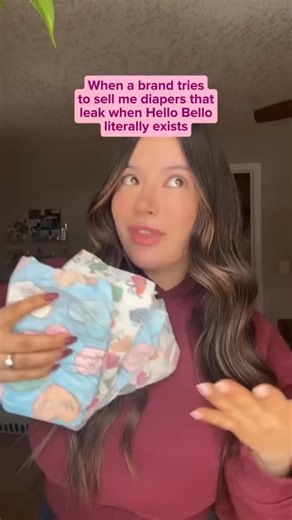 When a brand tries to sell me diapers that leak when Hello Bello literally exists. The Valentine’s Day bundle is cute and the performance is even better. #hellobello #diapers #parenting | Hello Bello