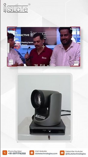 Introducing the iSlate 4K PTZ Camera | Next-Level Clarity & Performance!