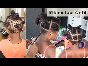MICRO LOCS | DIY Micro Loc Grid for Kids