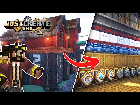I built a SMART WORKSHOP in Minecraft Create Mod! [#29]