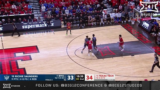 RANKED WIN IN LUBBOCK ✅ #11 BYU vs. #15 Texas Tech Highlights ⬇ #Big12MBB | Red Raider Basketball | Big 12 Conference