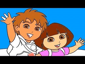 DORA THE EXPLORER - Dora and Diego! - Coloring Book | Dora Game