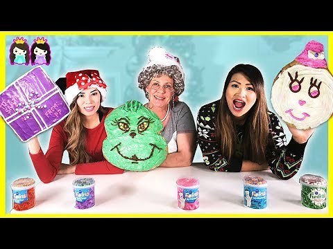 GIANT Size Christmas Cookies Baked for Santa with Princess Squad