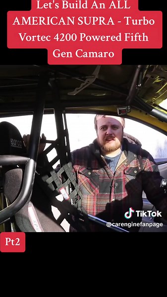 Let's Build An ALL AMERICAN SUPRA - Turbo Vortec 4200 Powered Fifth Gen Camaro. Pt2. #car #fyp #mustang #engine