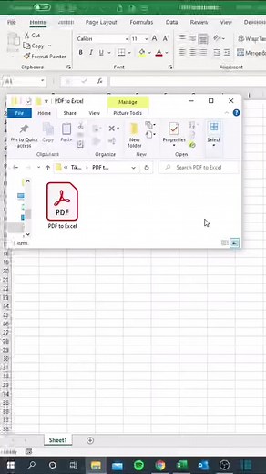 9.6K views · 90 reactions | Cara convert pdf ke excel | Tips Gajet | Facebook