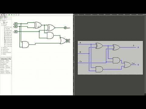 Full Adder Tutorial in Logisim | PK Cubed