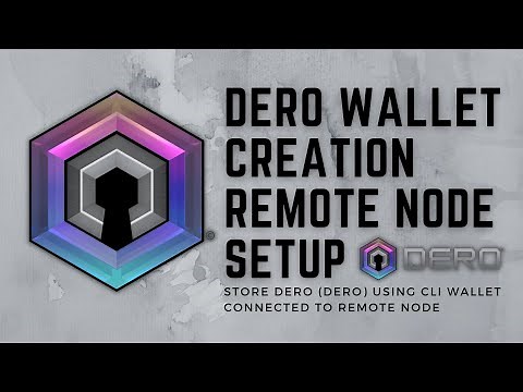 Storing DERO - Remote Node & CLI Wallet Creation Guide