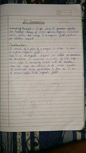 AC Generator, working principle, construction, working