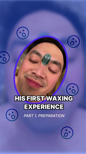 His First Waxing Experience Part 1 Preparation 🫣 #waxing #firsttime #wax #helpme #why
