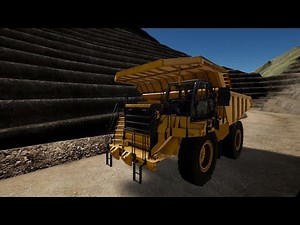Virtual Reality in Mining, Open Pit, Haulage Roads, and Mining Equipment