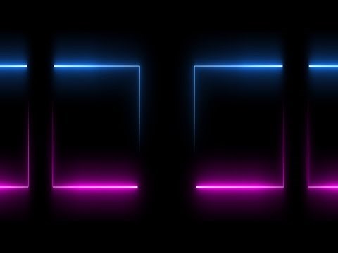 4K VJ Loops Pink Blue Neon Lights Background Live Wallpaper Screensaver Loop