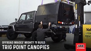 It’s time to take care of storage - the Mighty 79 is off to Trig Point for a canopy! | ARB 4x4 Accessories