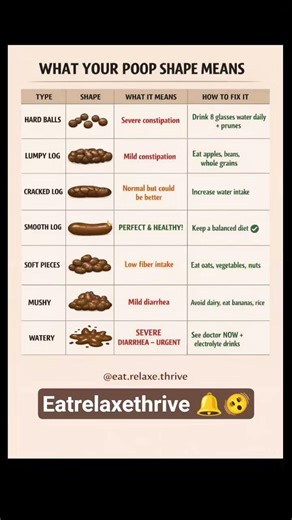 What Your Poop Shape Reveals About Your Gut Health 💩 #poop #ibs #intestinal