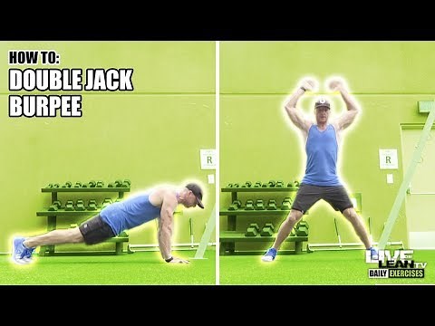 How To Do A DOUBLE JACK BURPEE | Exercise Demonstration Video and Guide
