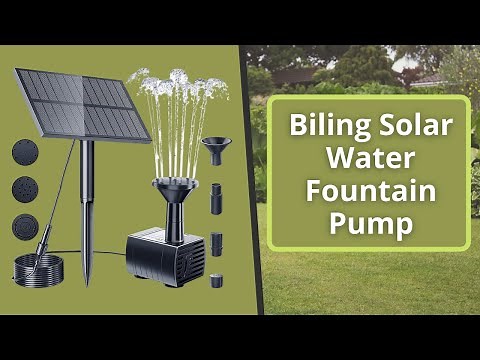 Biling Solar Water Fountain Pump