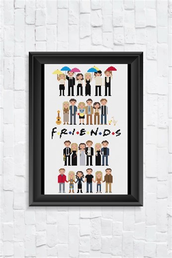 Friends Forever - PDF Cross Stitch Pattern - Etsy