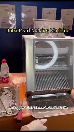 How to make tapioca pearls with boba pearl machine?