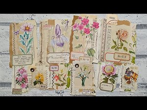 Collaged Clusters Easy Method for Your Junk Journals! Stress Free😁