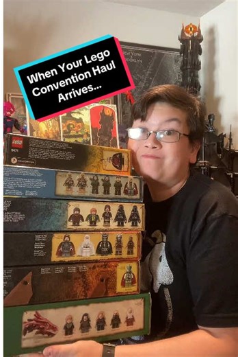 Picked up a ton of amazing Lord of the Rings and Hobbit Lego sets at Brickcon last week!!! #afol #lego #legolotr #lotr #lordoftherings #hobbit #legoset #legocollection #legocollector