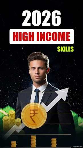 Top 5 Skills for 2026 #highincomeskill #learning #moneymindset #trendingshorts