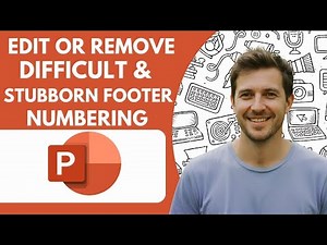 Edit or Remove a Difficult and Stubborn Footer or Numbering on a Powerpoint 2026 Full Guide
