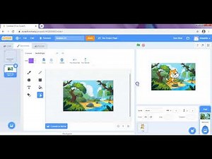How to upload a backdrop in scratch