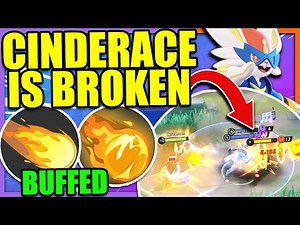 Buffed CINDERACE Pyroball and Unite Move are straight up BROKEN | Pokemon Unite