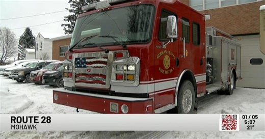 New Fire Truck Arrives at Mohawk Fire House