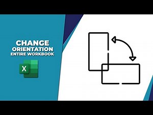 How to change page orientation layout in Excel for the entire workbook