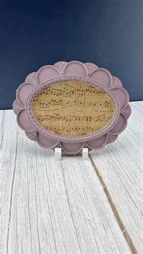 Frame Stand Making with Stone Powder | Decorative Stand with Silicone Mold #siliconemold