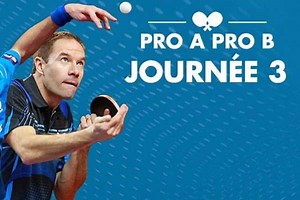 Suivez la 3ème journée de PROA et PROB en LIVE sur le Web, iPhone, iPad et Android - Ping Pong et Tennis de Table